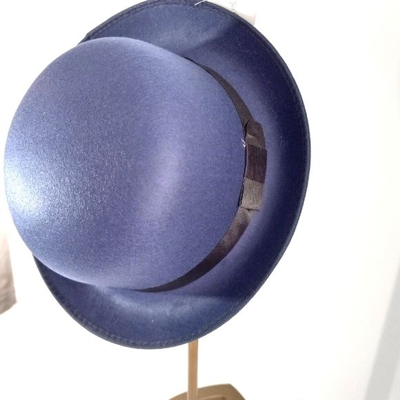 Impluse Fashion | Accessories | Ladies Navy Blue Derby Hat | Poshmark